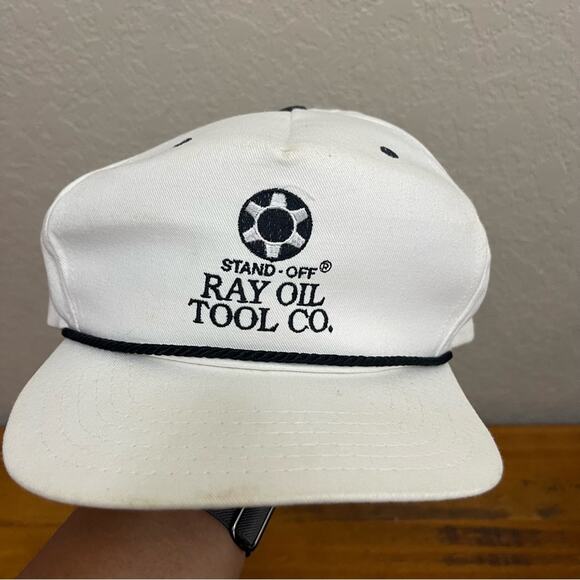 American Vintage | Accessories | Vintage Ray Oil Tool Farm Snapback Hat ...